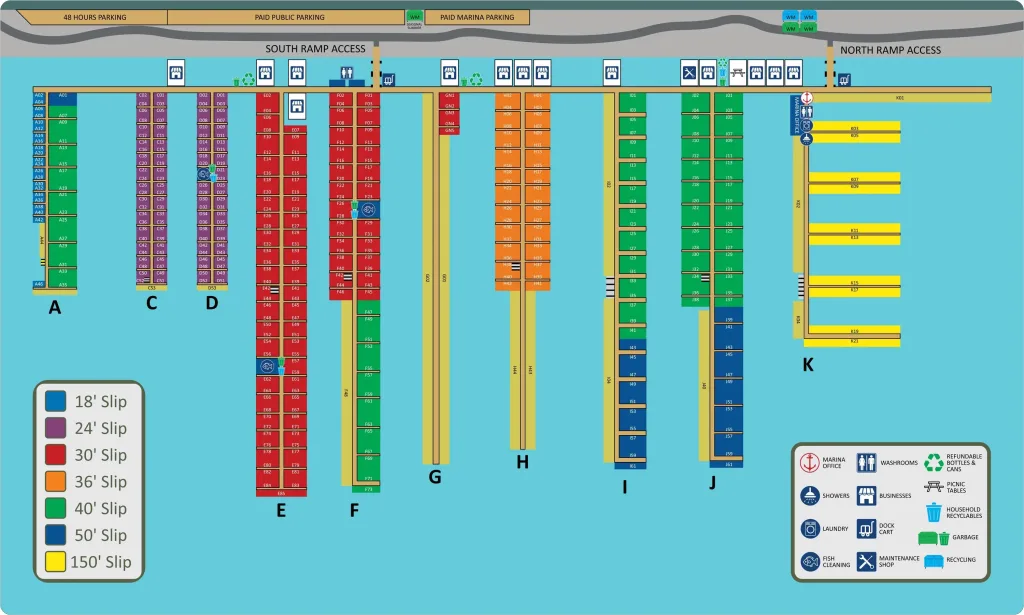Marina Map - Discovery Harbour Marina
